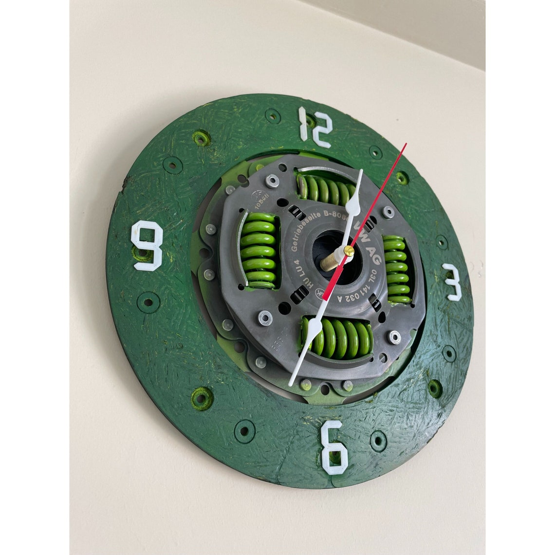 Personalized Clutch Clock / Real Car Engine Parts / - Etsy