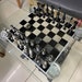 Engine Table With Chess Set // Engine Block Table / Gearhead / Man Cave ...