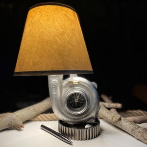 Turbocharger Lamp / Real Car Engine Parts / Upcycling / Handmade ...