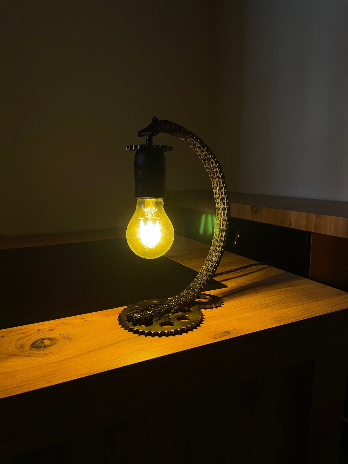 Timing Chain Lamp / Real Car Engine Parts / Table Lamp / Desk - Etsy