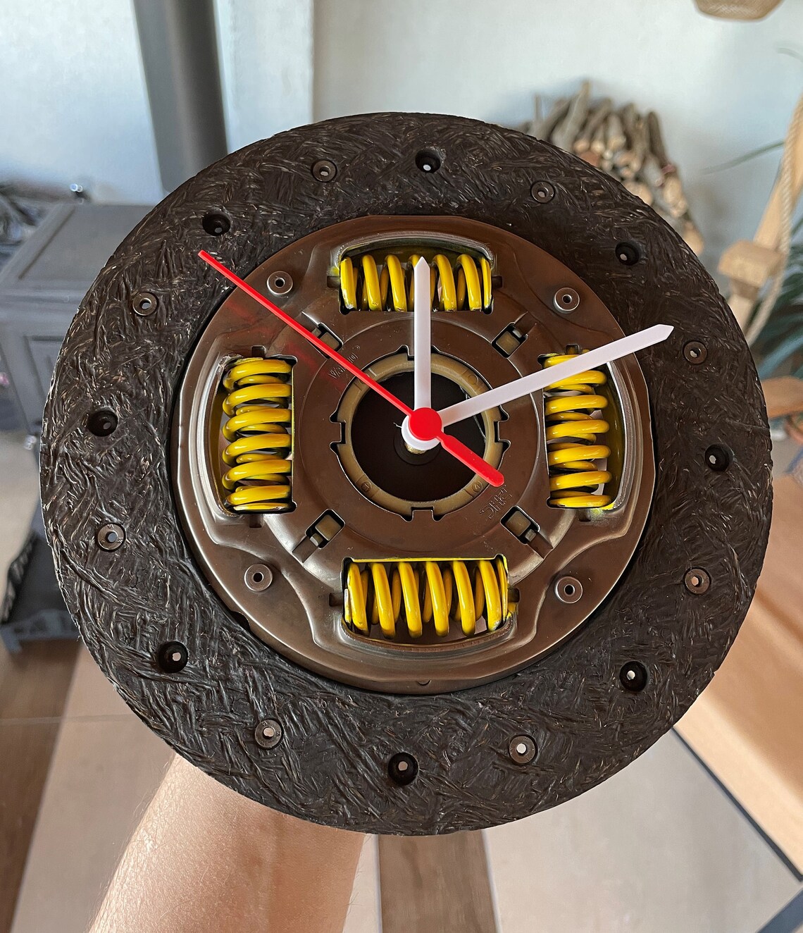 Personalized Clutch Clock / Real Car Engine Parts / - Etsy