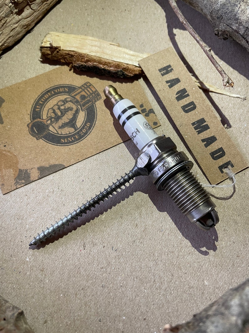 Spark Plug Corkscrew | Real Car Engine Parts | Industrial Wine Opener ...