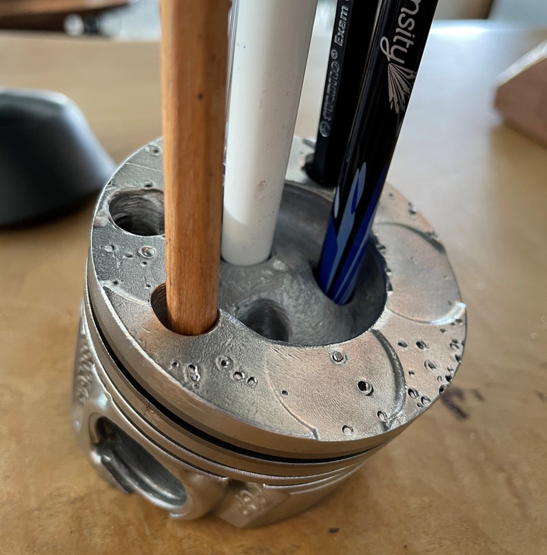 Piston Pen Holder / Real Car Engine Parts / Gift for Men - Etsy