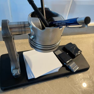 Personalized Piston Office Pen Holder / Real Car Engine Parts / Piston ...