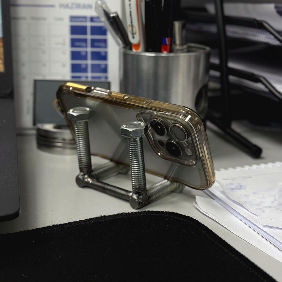 Bolt Phone Stand | Real Car Engine Parts | Industrial Phone Holder - Etsy