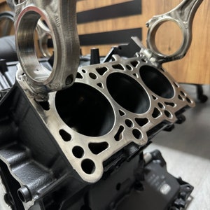 V6 Engine Block Table // Customizable Man Cave Furniture // Handmade ...