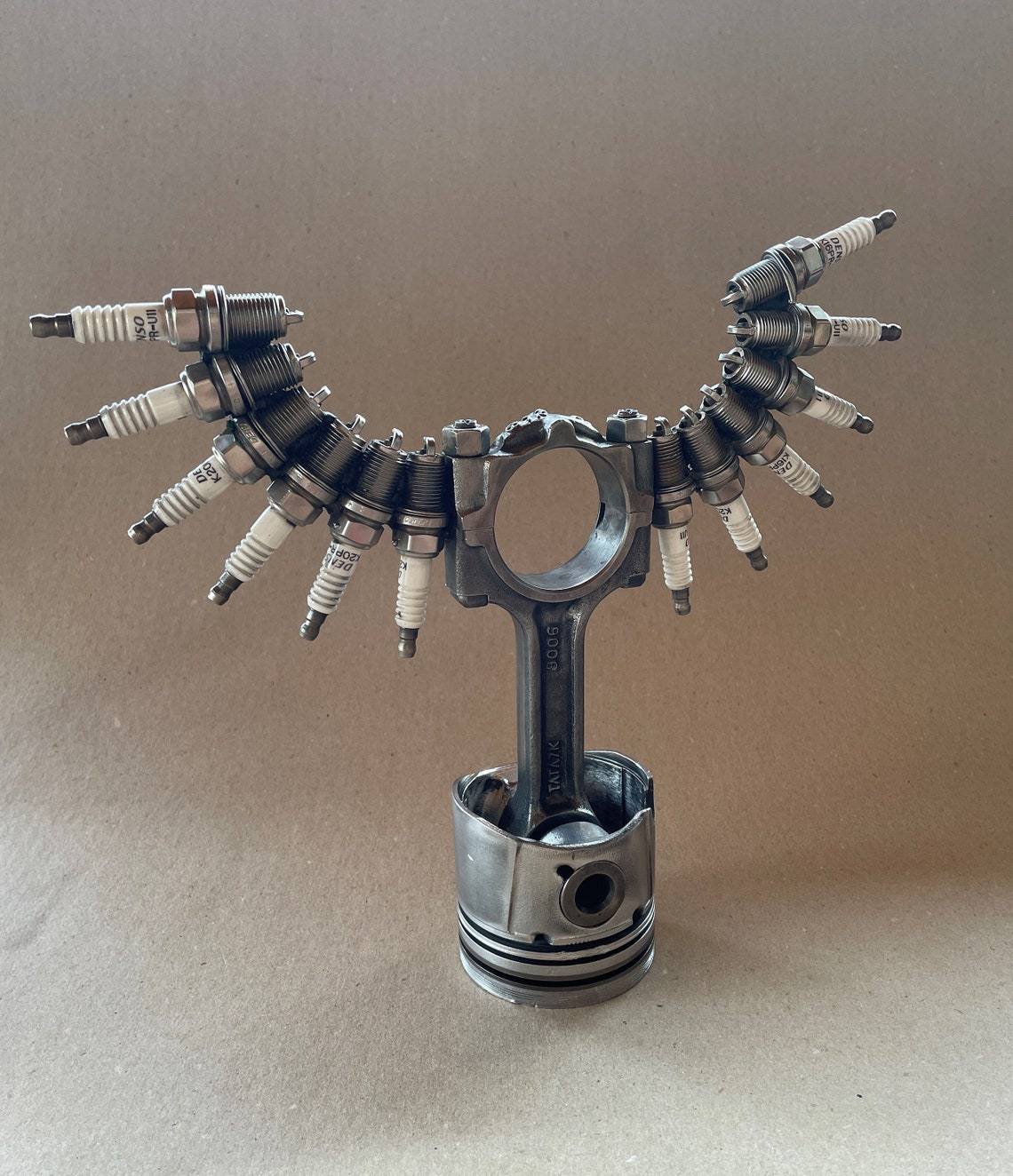 Decorative Piston With Spark Plug Wings / Real Car Engine - Etsy