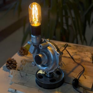 Turbocharger Lamp / Real Car Engine Parts / Upcycled / Handmade ...