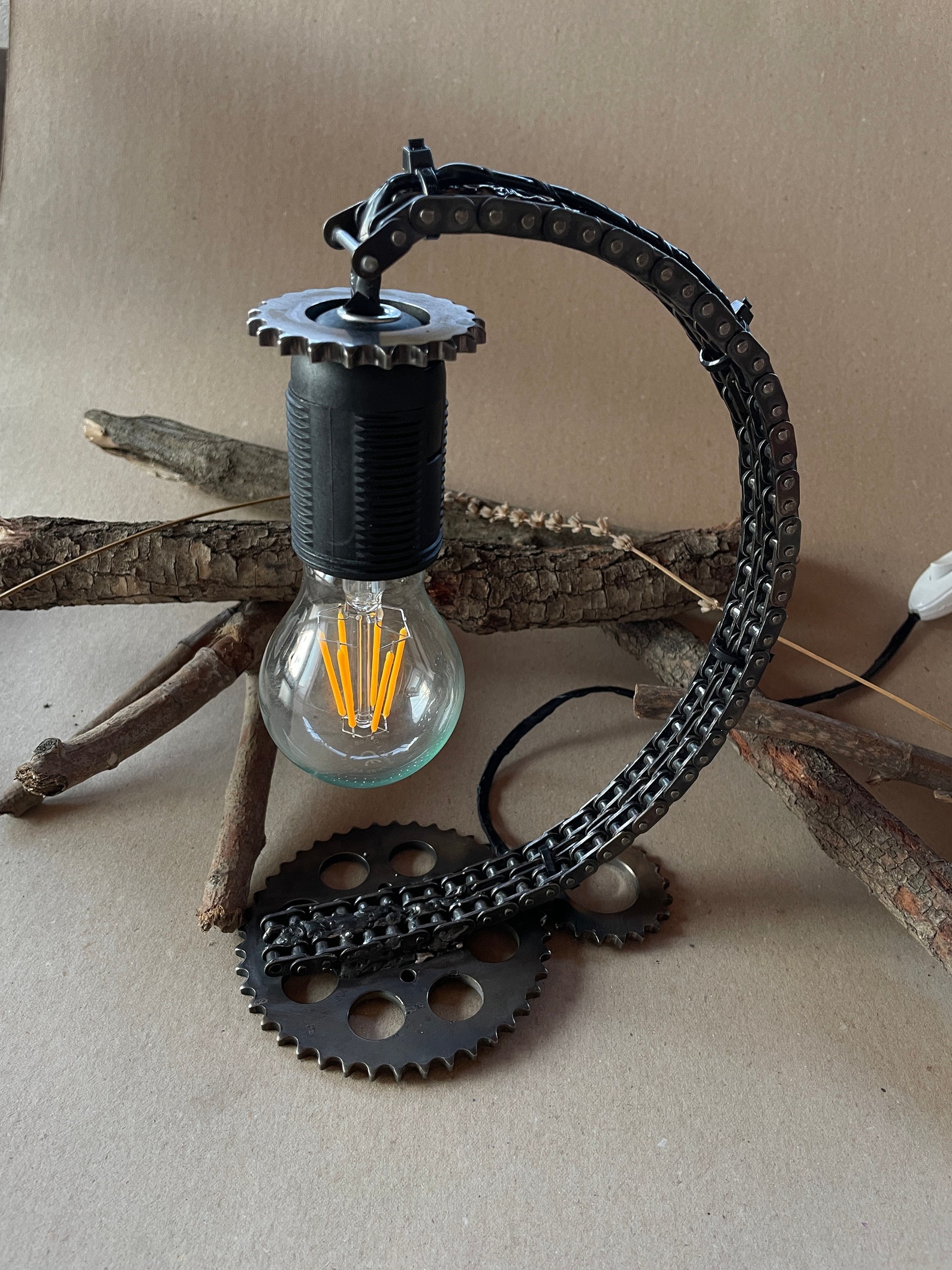 Timing Chain Lamp / Real Car Engine Parts / Table Lamp / Desk Lamp ...