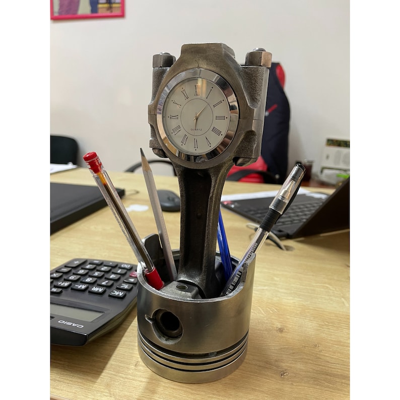 Piston Clock / Real Car Engine Parts / Piston Trinket / - Etsy