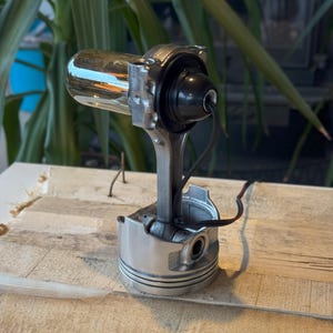 Piston Lamp / Real Car Engine Parts / Piston Table-shelf Lamp ...