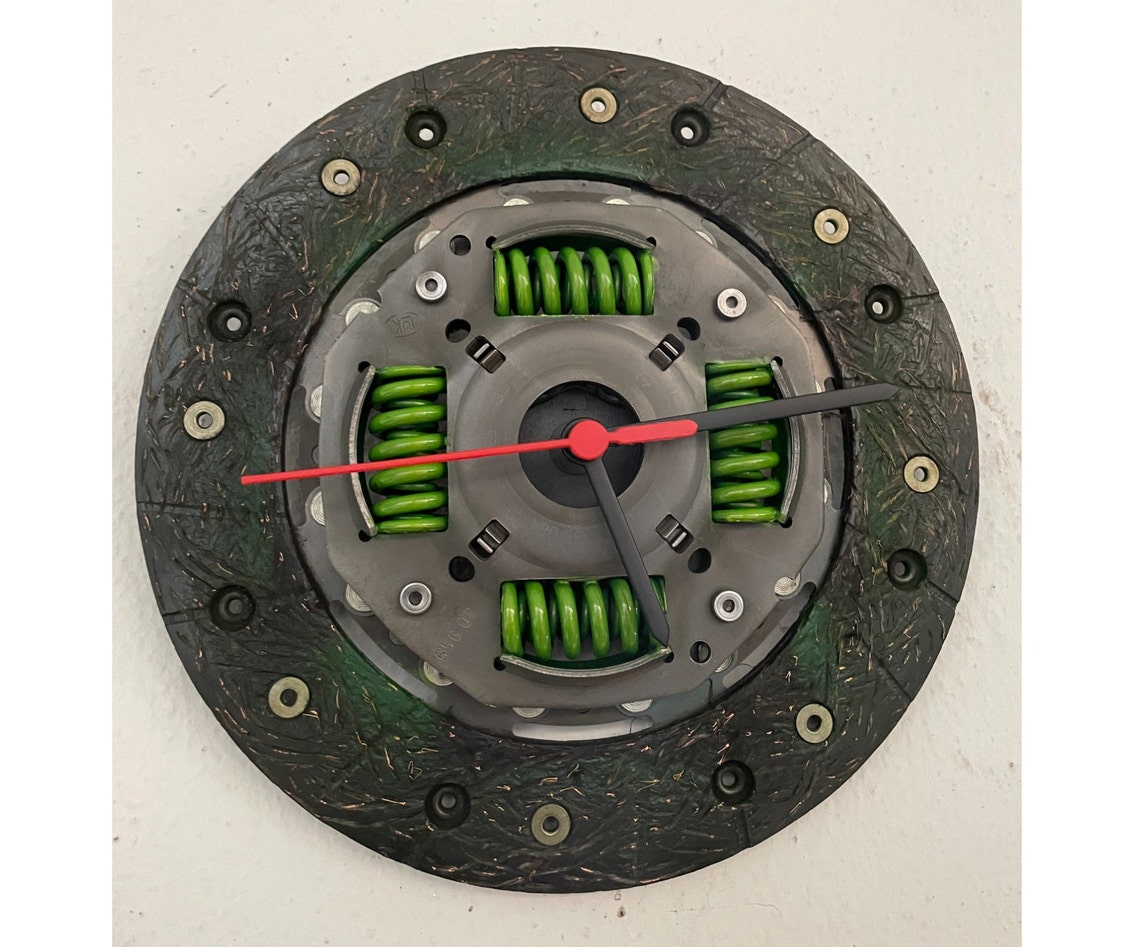 Personalized Clutch Clock / Real Car Engine Parts / - Etsy