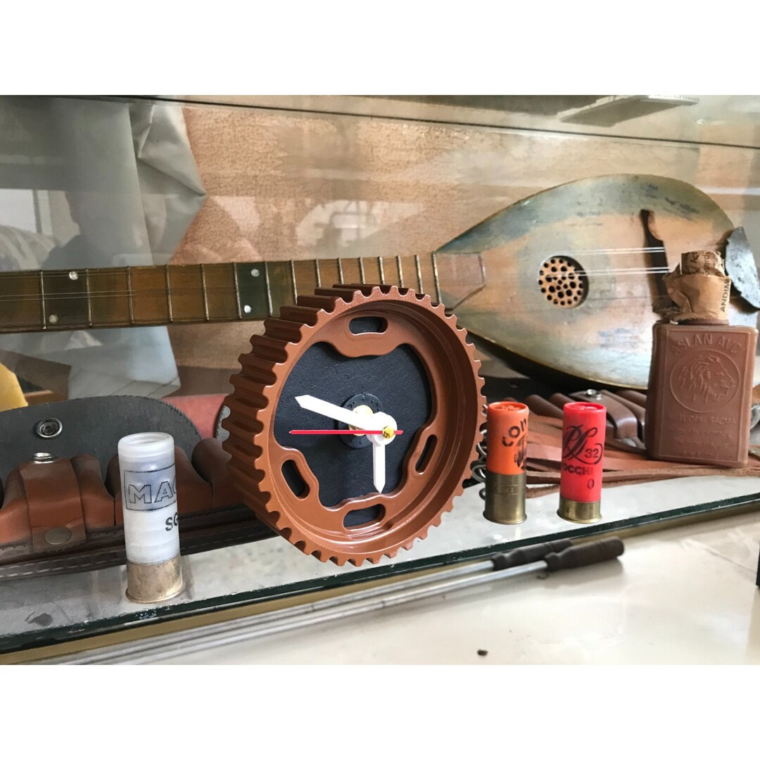 Decorative Eccentric Gear Clock / Real Car Engine Parts / Piston Clock ...
