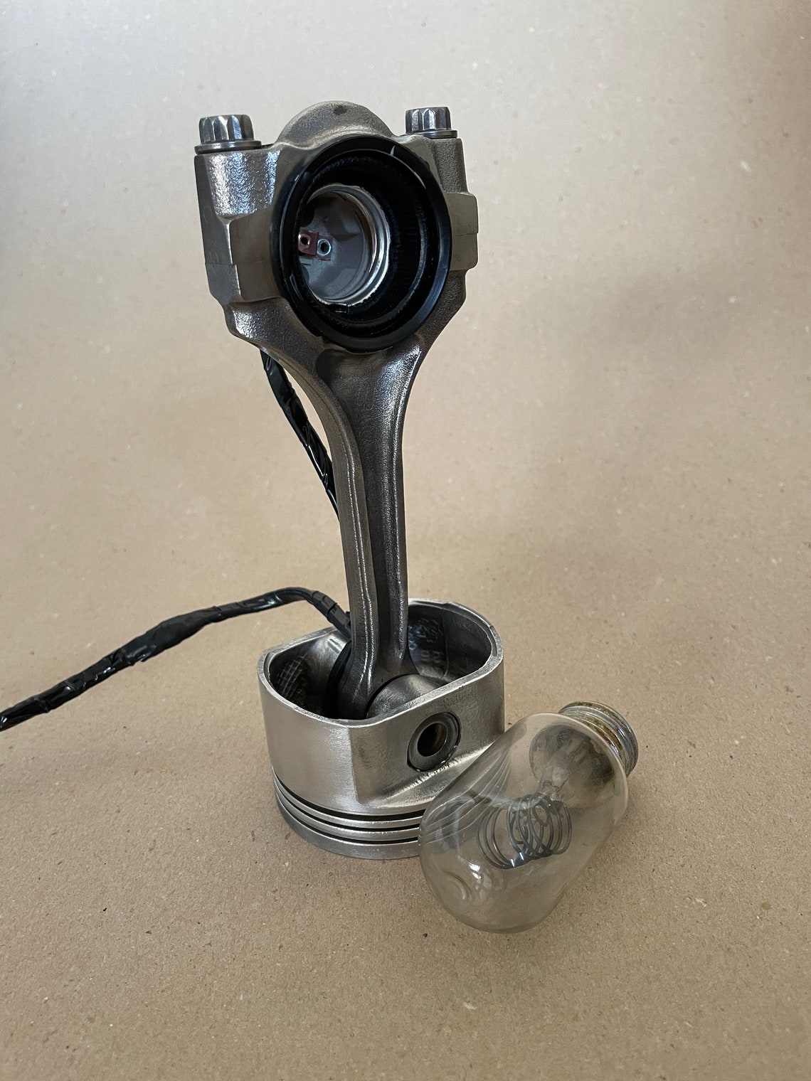 Piston Lamp / Real Car Engine Parts / Piston Table-shelf Lamp - Etsy