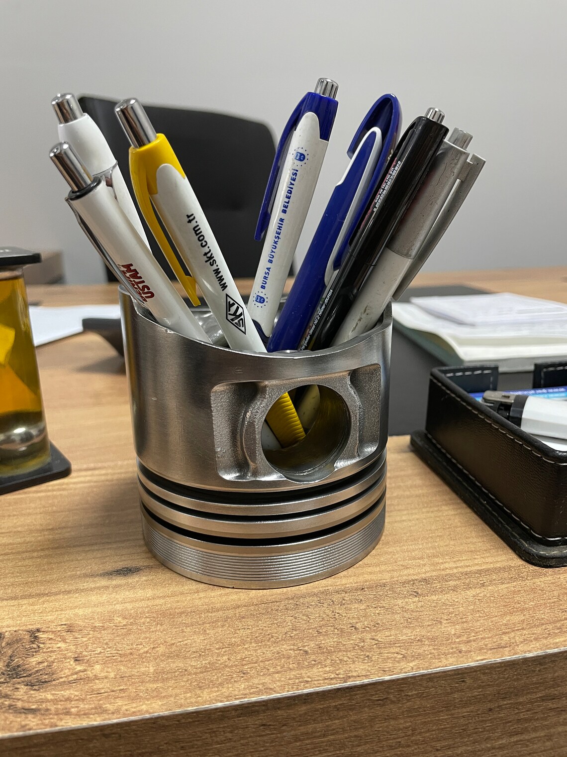 Decorative Piston Pen Holder / Real Car Engine Parts / Piston - Etsy