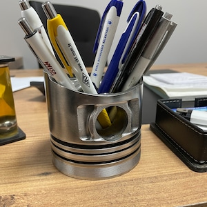 Decorative Piston Pen Holder / Real Car Engine Parts / Piston Trinket ...