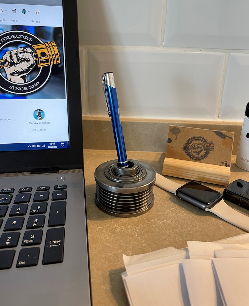Pen Holder for Special Pens / Real Car Engine Parts / Gift for Men ...