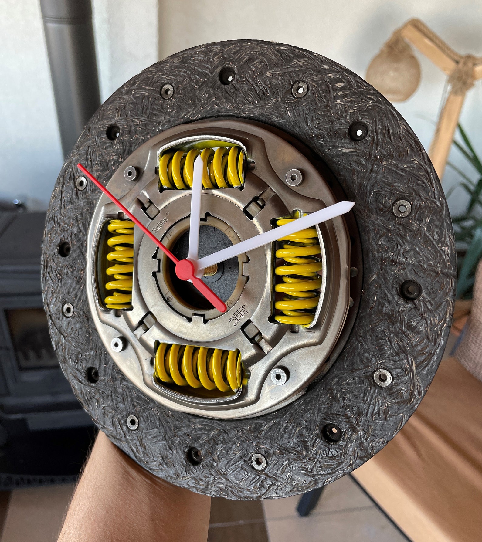 Personalized Clutch Clock / Real Car Engine Parts / - Etsy