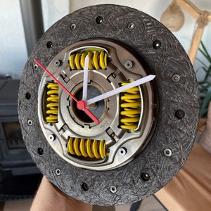 Personalized Clutch Clock / Real Car Engine Parts / Personalized! - Etsy