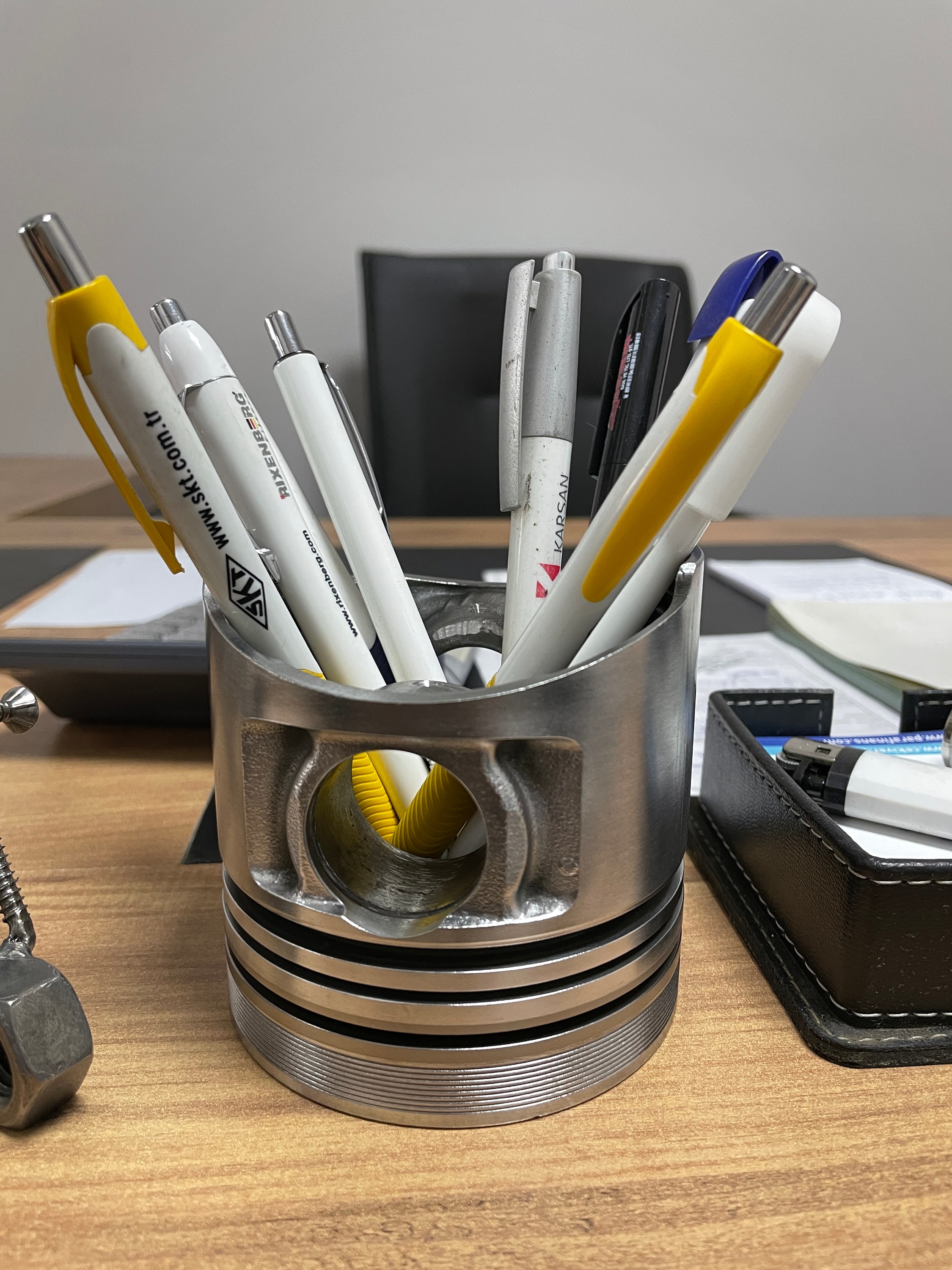 Decorative Piston Pen Holder / Real Car Engine Parts / Piston - Etsy