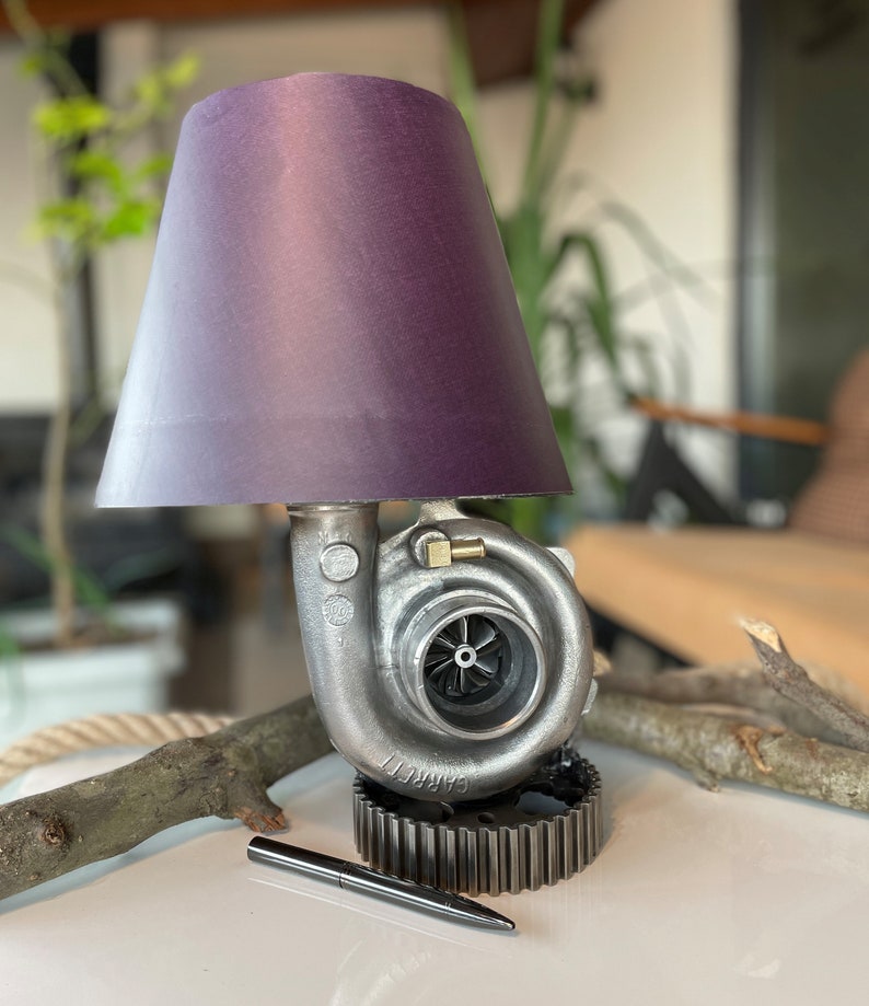 Turbocharger Lamp / Real Car Engine Parts / Upcycling / Handmade ...