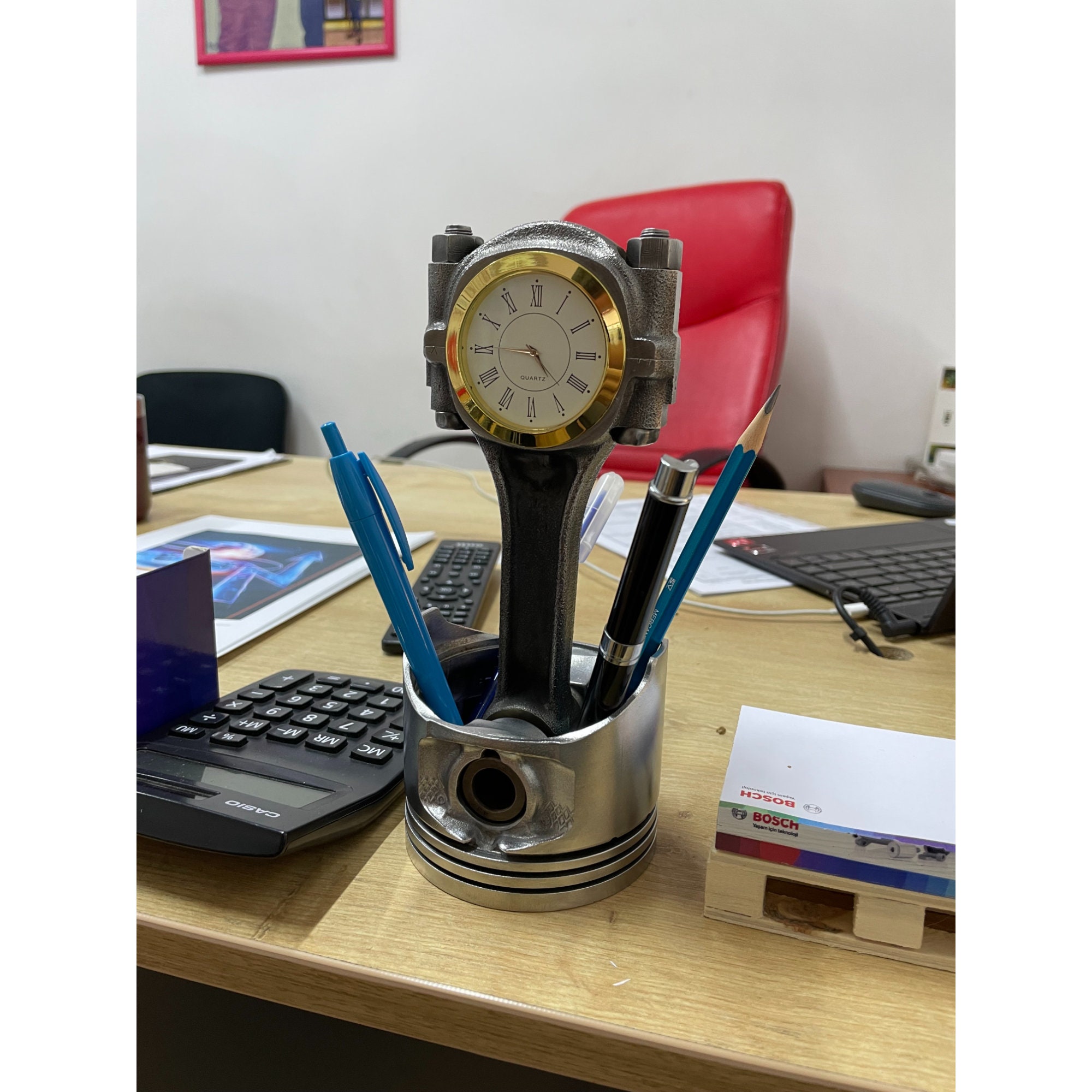 Piston Clock / Real Car Engine Parts / Piston Trinket / - Etsy Canada