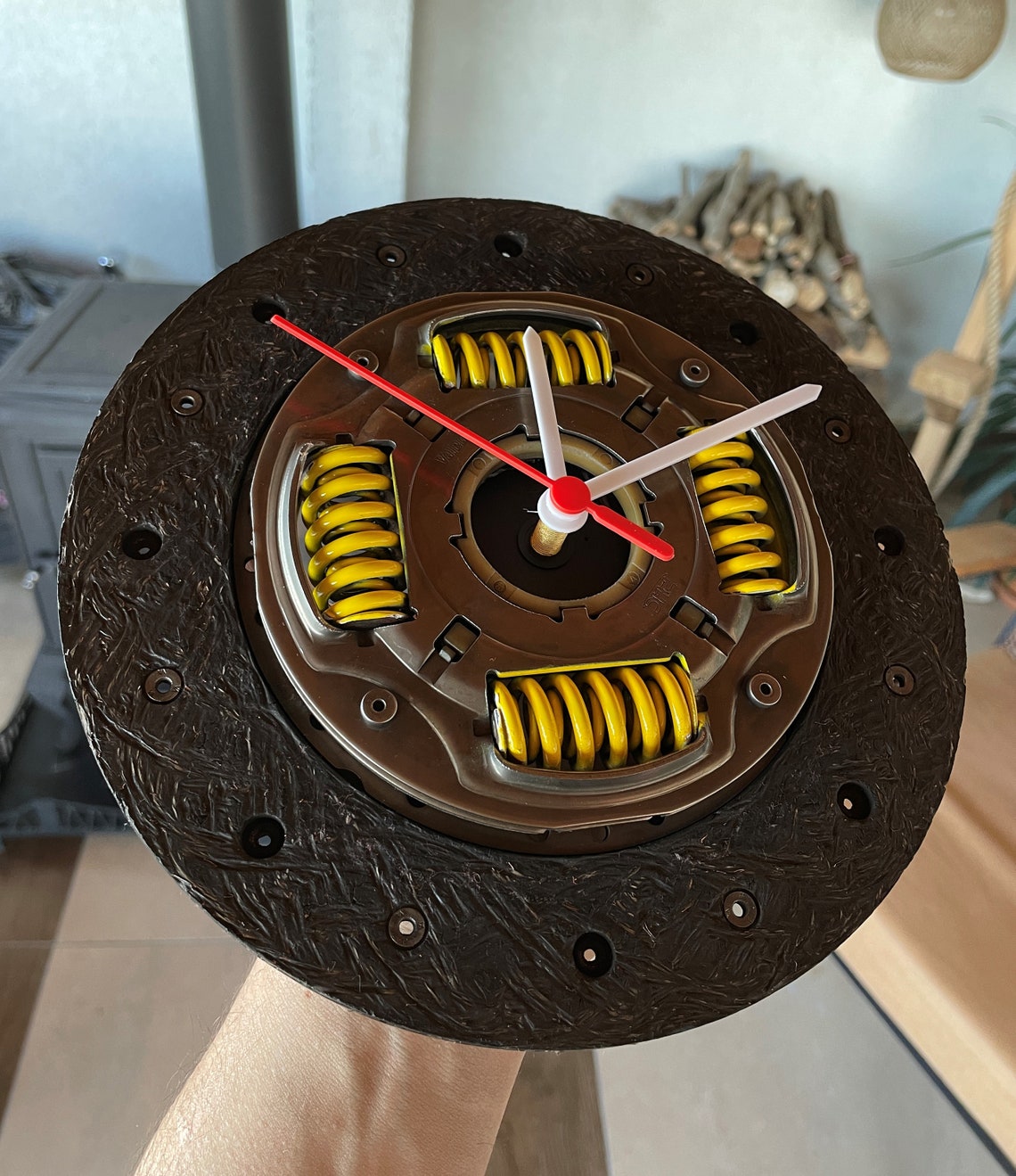 Personalized Clutch Clock / Real Car Engine Parts / - Etsy