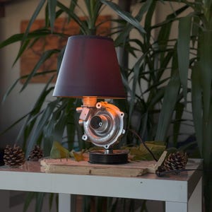Turbocharger Lamp / Real Car Engine Parts / Upcycling / Handmade ...