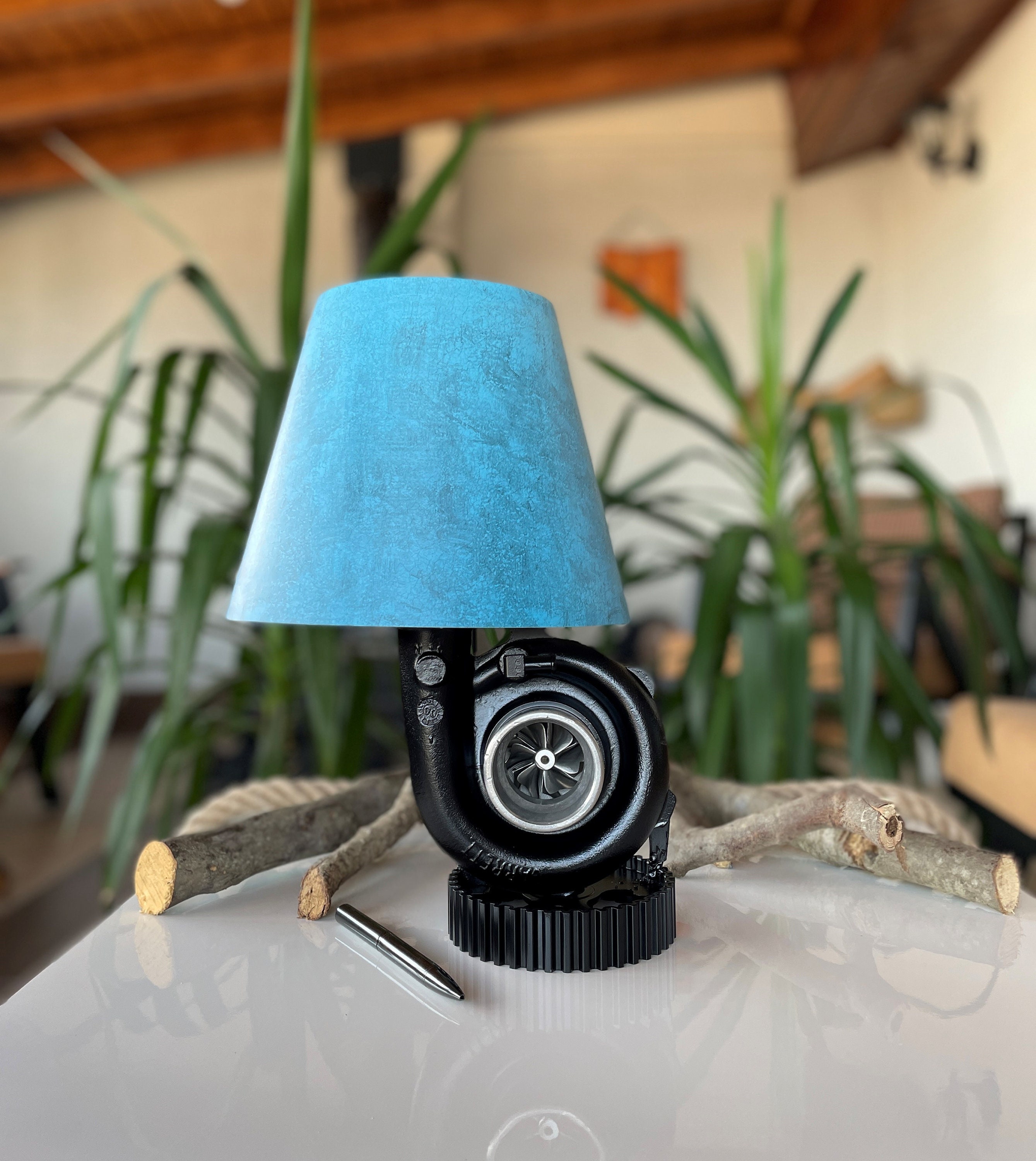 Turbocharger Lamp / Real Car Engine Parts / Upcycling / Handmade ...
