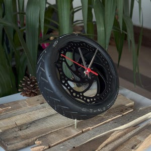Tire Wall Clock / Wheel Wall Clock / Large Urban Clock / Handforged ...