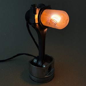 Piston Lamp / Real Car Engine Parts / Piston Table-shelf Lamp ...
