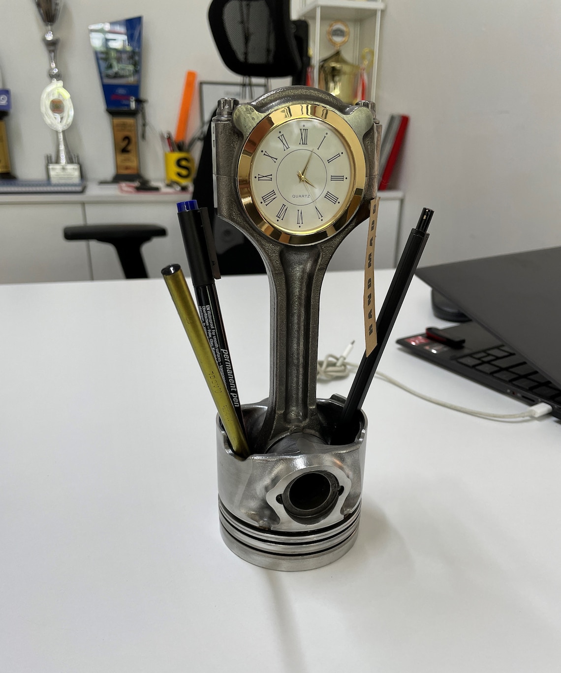 Piston Clock / Real Car Engine Parts / Piston Trinket / - Etsy