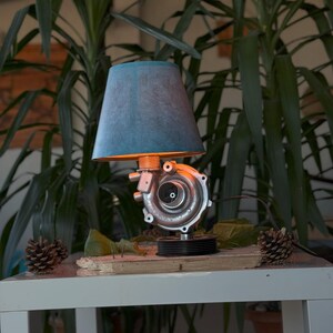 Turbocharger Lamp / Real Car Engine Parts / Upcycling / Handmade ...