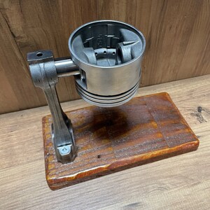 Personalized Wooden Piston Office Pen Holder / Real Car Engine Parts ...