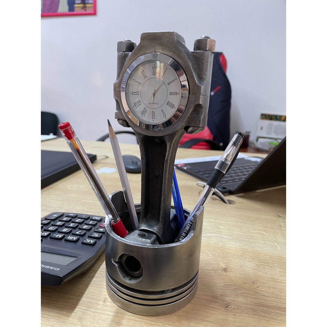 Piston Clock / Real Car Engine Parts / Piston Trinket / Personalized ...