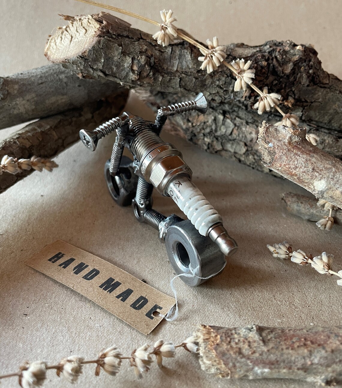 Motorcycle Trinket/ Real Car Engine Parts / Handmade / Bike - Etsy