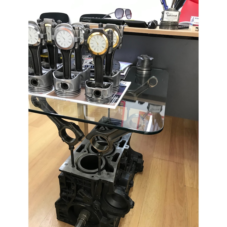 Personalized Engine Table // Engine Table / Gearhead / Man - Etsy