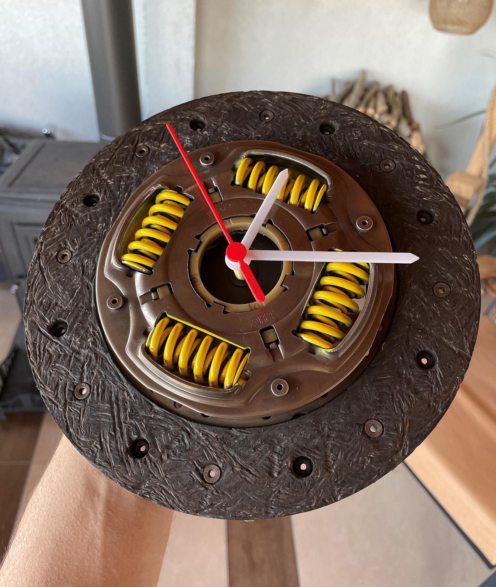 Personalized Clutch Clock / Real Car Engine Parts / - Etsy