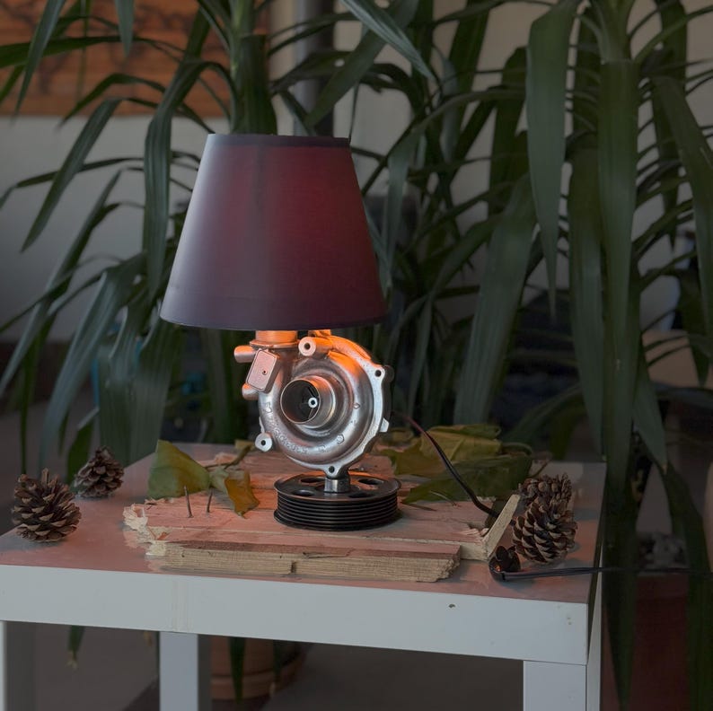 Turbocharger Lamp / Real Car Engine Parts / Upcycling / Handmade ...