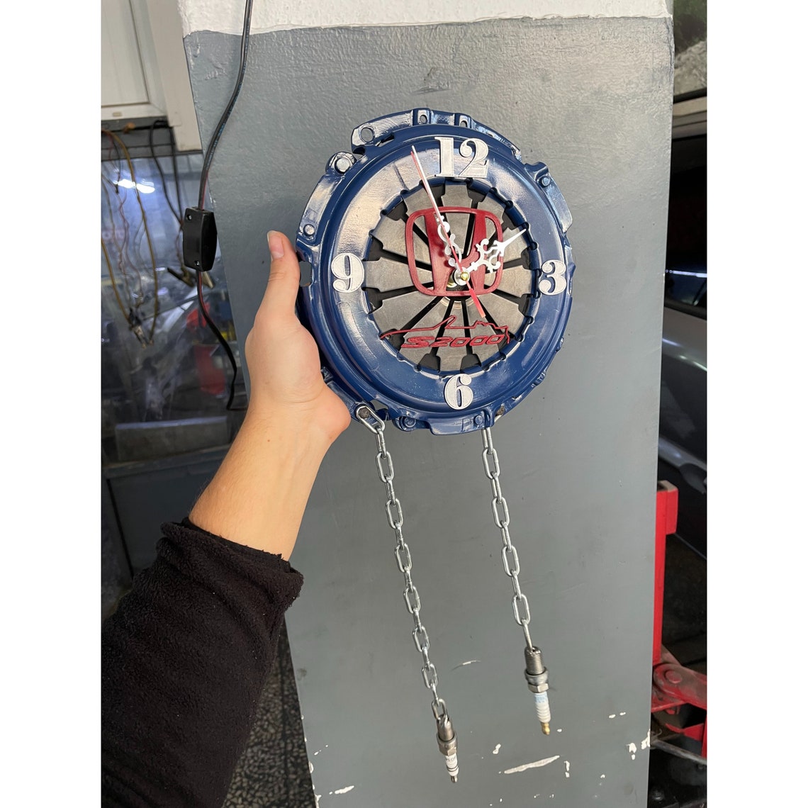 Personalized Car Clutch Wall Clock / Wall Clock for Your Car / - Etsy