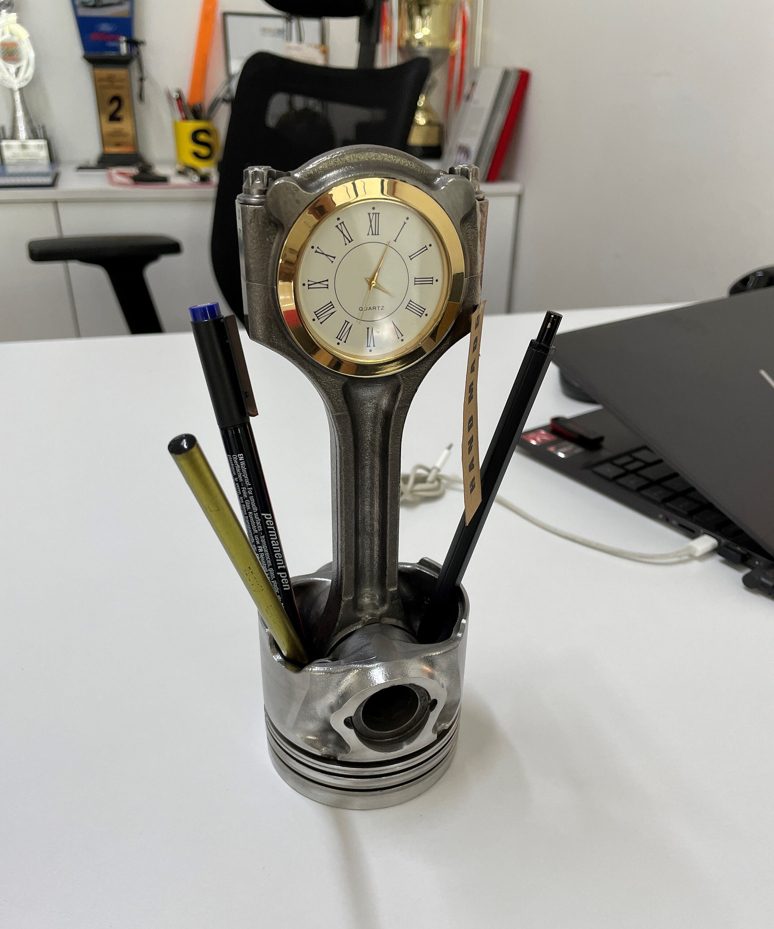 Piston Clock / Real Car Engine Parts / Piston Trinket / - Etsy