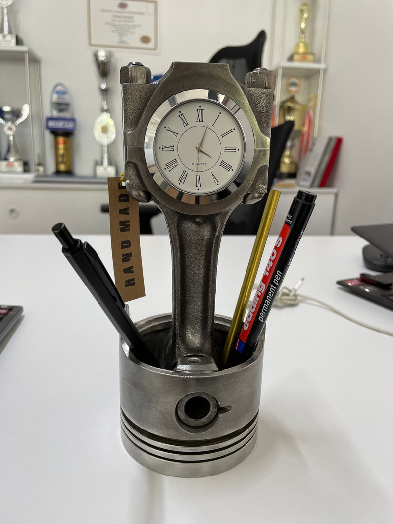 Piston Clock / Real Car Engine Parts / Piston Trinket / Personalized - Etsy