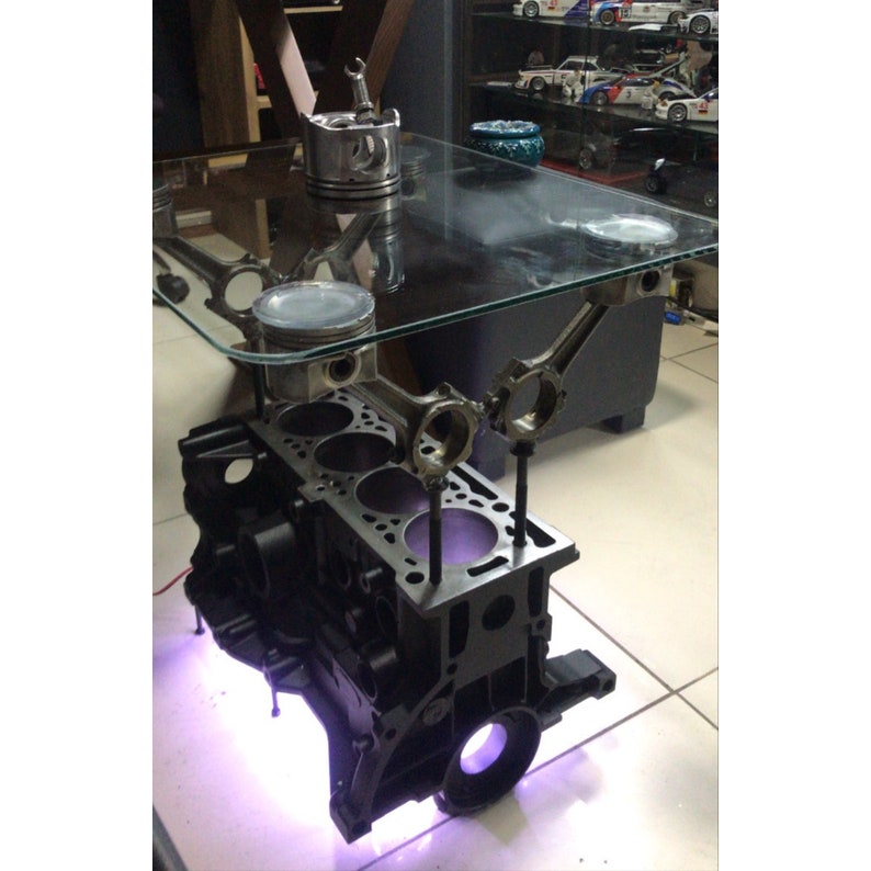 Personalized Engine Table // Engine Table / Gearhead / Man - Etsy