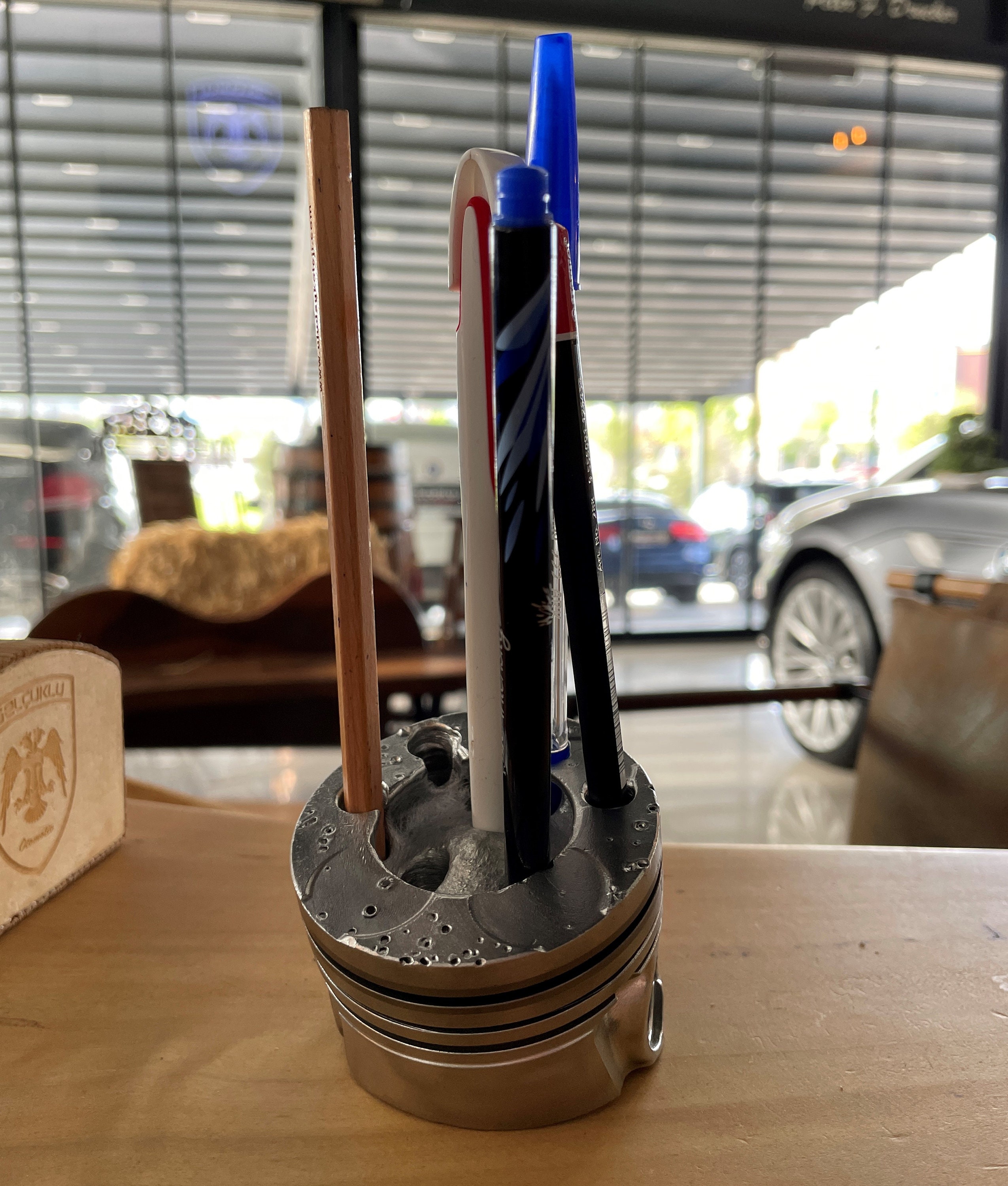 Piston Pen Holder / Real Car Engine Parts / Gift for Men - Etsy