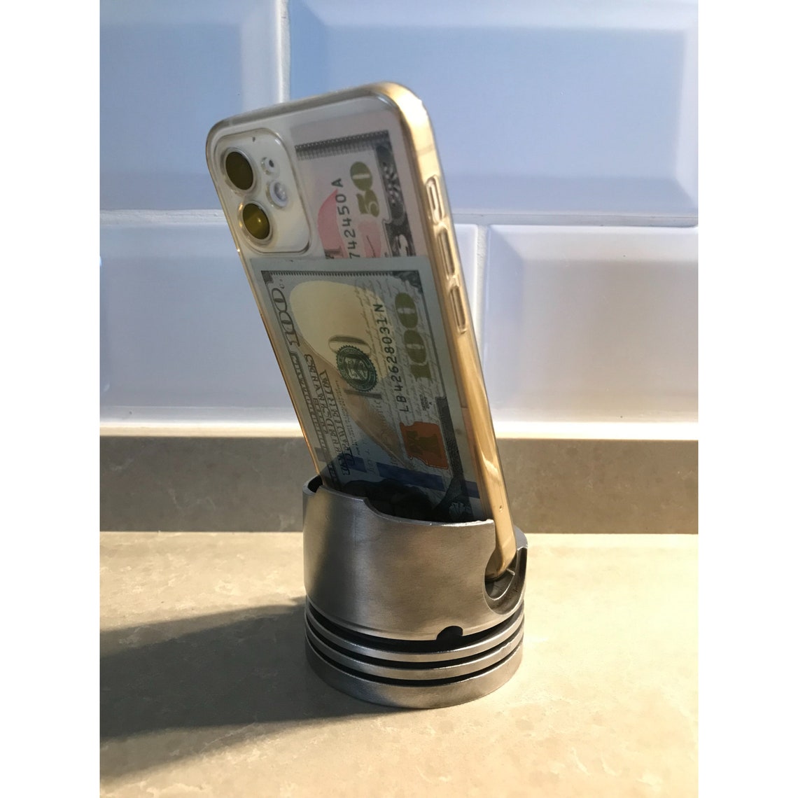 Piston Phone Holder / Real Car Engine Parts / Piston Gift for Him - Etsy