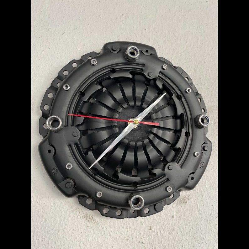 Car Clutch Wall Clock / Large Urban Clock / Handforged Clock / - Etsy