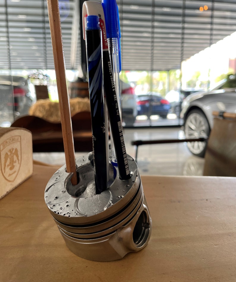 Piston Pen Holder / Real Car Engine Parts / Gift for Men - Etsy