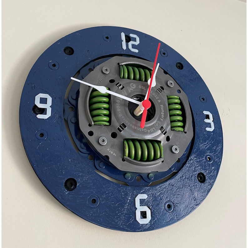 Personalized Clutch Clock / Real Car Engine Parts / - Etsy