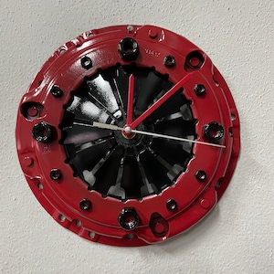 Car Clutch Wall Clock / Large Urban Clock / Handforged Clock / Gift for Him / Personalized! - Etsy
