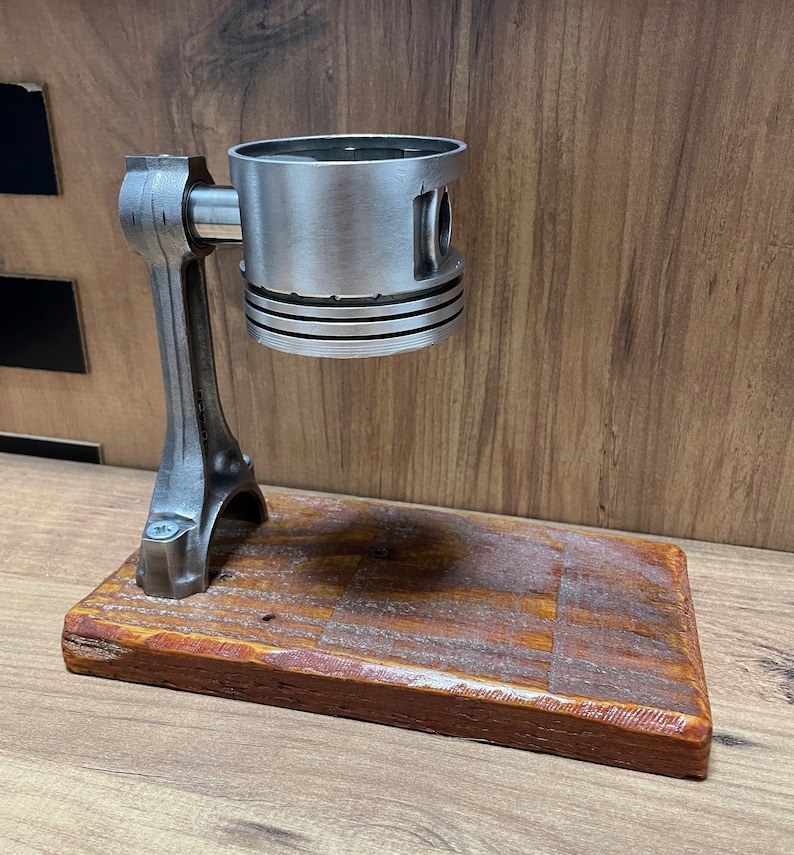 Personalized Wooden Piston Office Pen Holder / Real Car Engine Parts ...